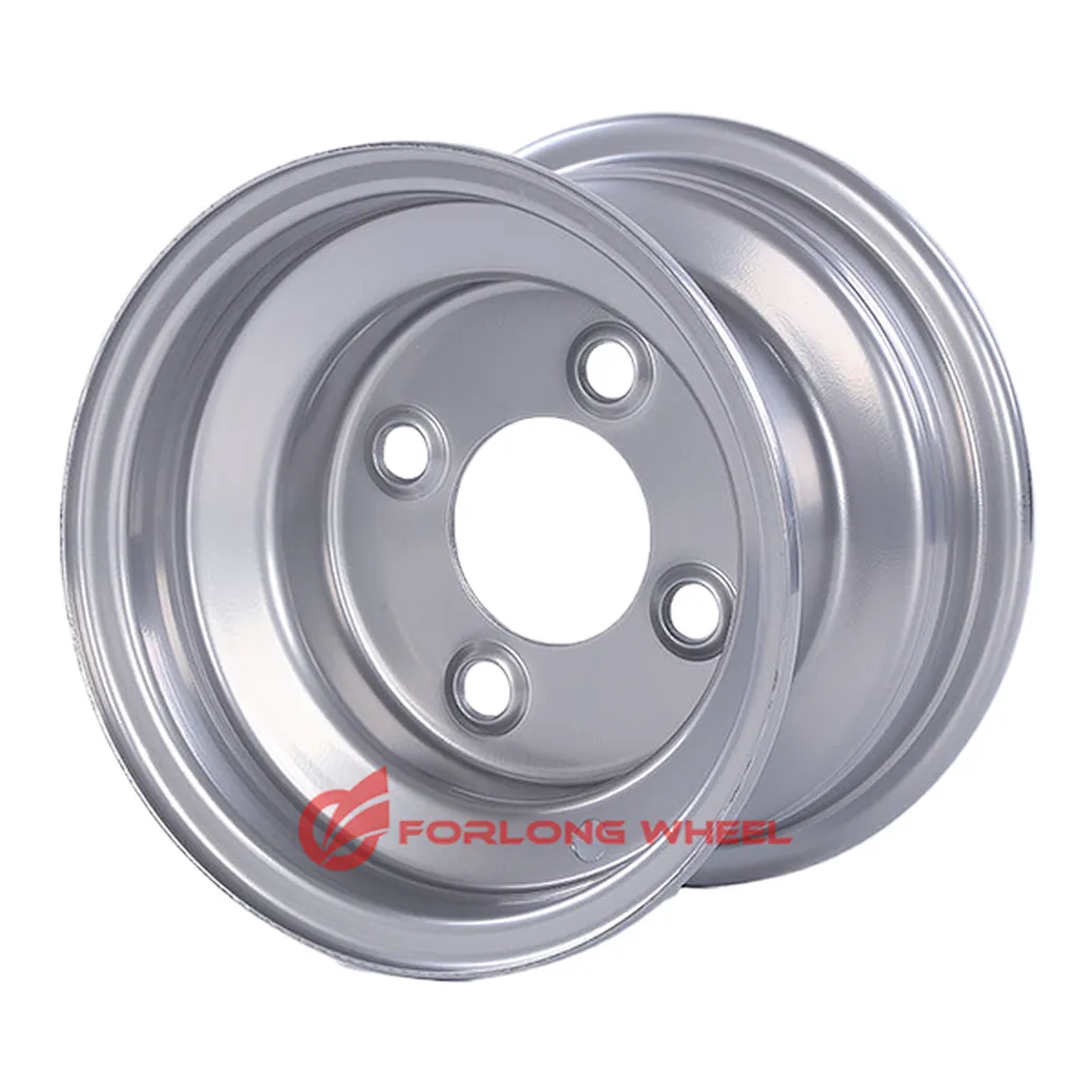 Custom 4X100 8 inch 4 stud caravan wheels -Forlong Wheel